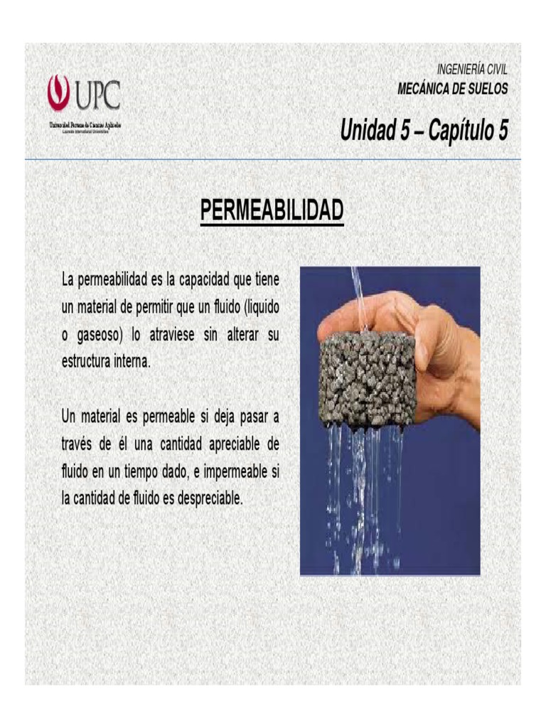Definición y Coeficientes de Permeabilidad | PDF | Permeabilidad ...