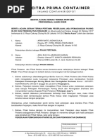 Contoh Format Berita Acara Penyelesaian Pekerjaan (Bapp) | PDF