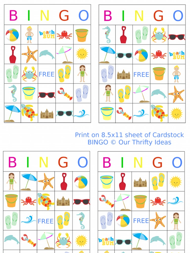 Summer BINGO PDF | PDF