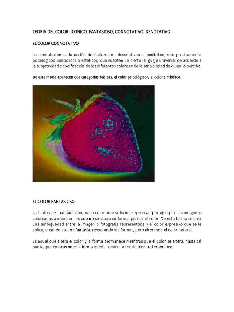 El Color Connotativo | Color | Imagen