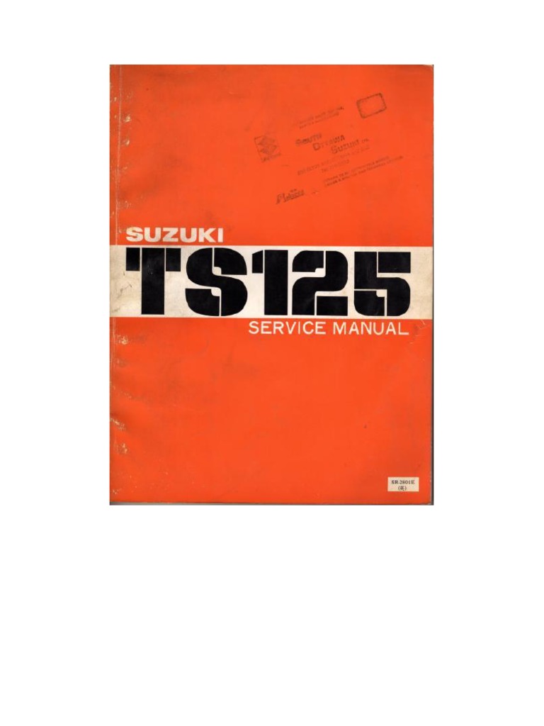 Manual de Servicio TS 125 | PDF