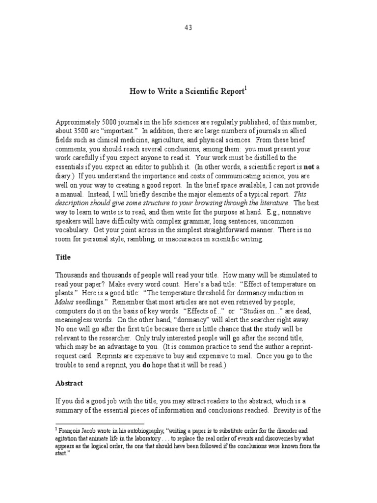 6 N - How To Write A Scientific Paper | PDF | Science | Cognitive Science