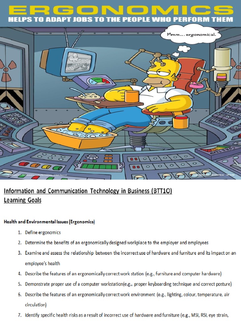 2 +Intro+to+Ergonomics | PDF | Occupational Stress | Human Factors And ...