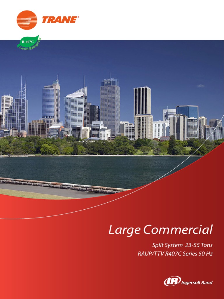 23-55 Ton Commercial Split System RAUP/TTV Series | PDF | Thermostat ...