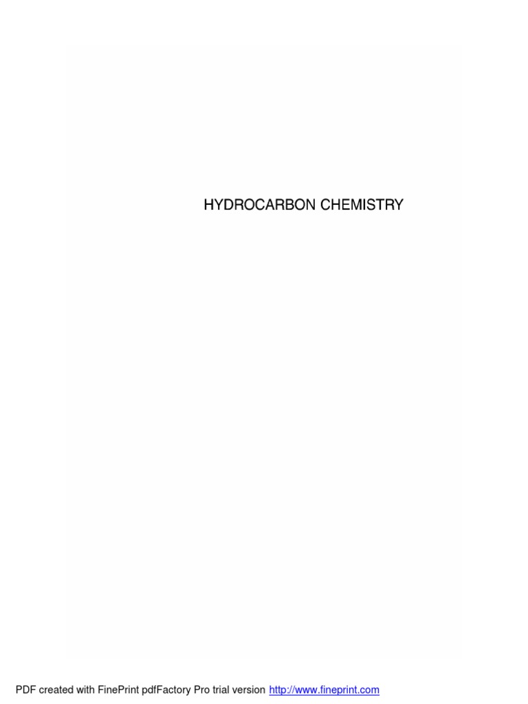 Hydrocarbon Chemistry | PDF | Computer Standards | Computer File