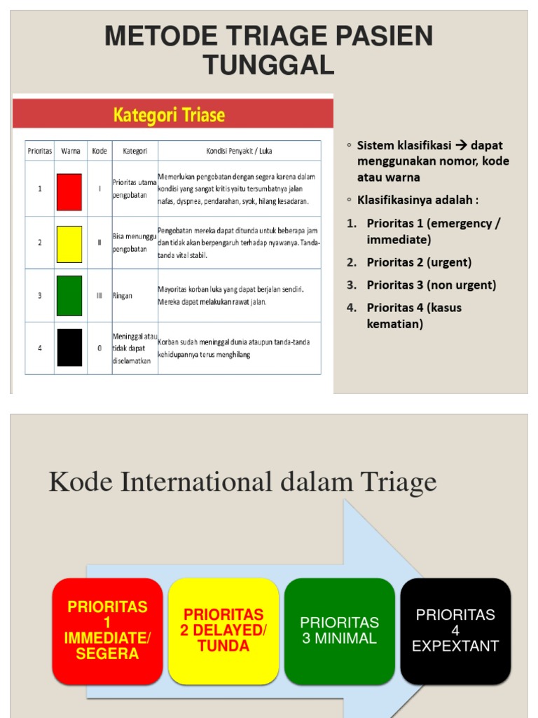 Panduan Triage Pasien | PDF