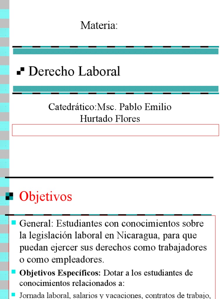 Derecho Laboral | PDF | Derecho laboral | Ley procesal