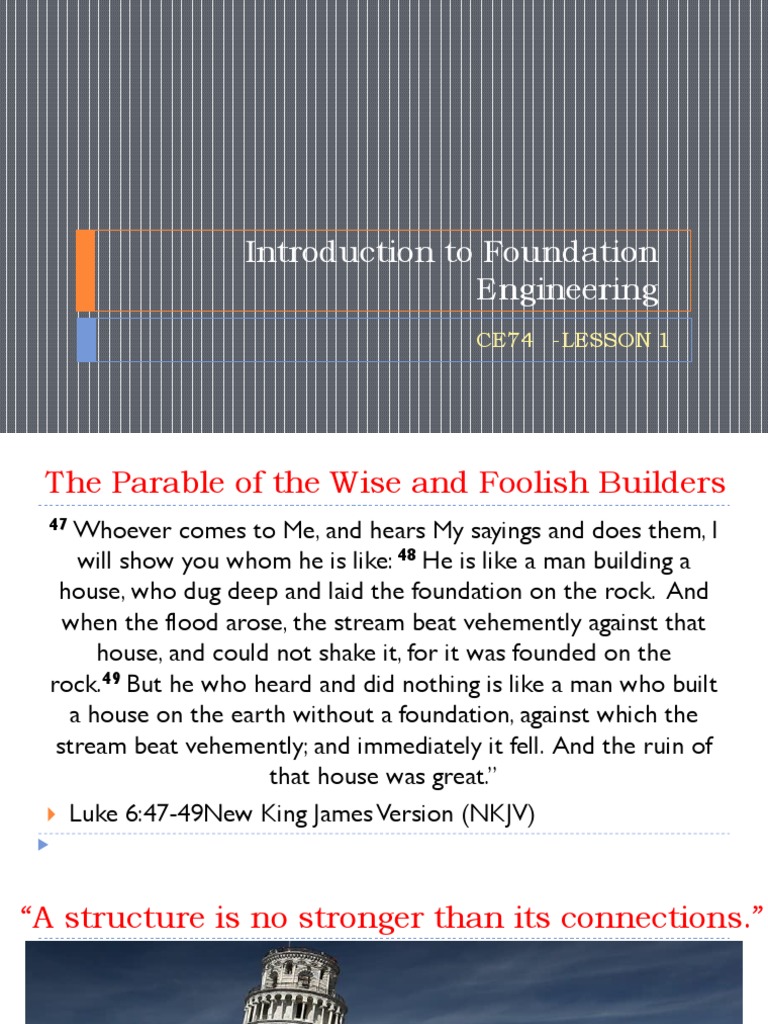 Module 1 - Introduction To Foundation | PDF | Structural Load ...