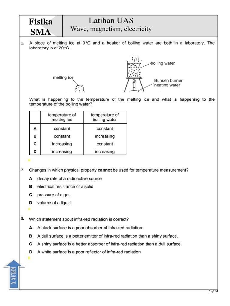 Multiple choice physics practice test on waves, magnetism and ...