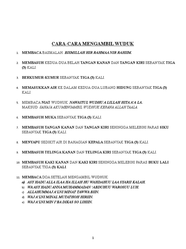 Modul Kem Bestari Solat | PDF