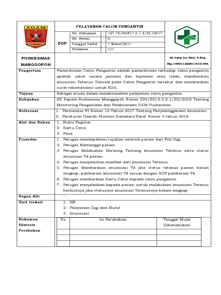 Sop Catin | PDF