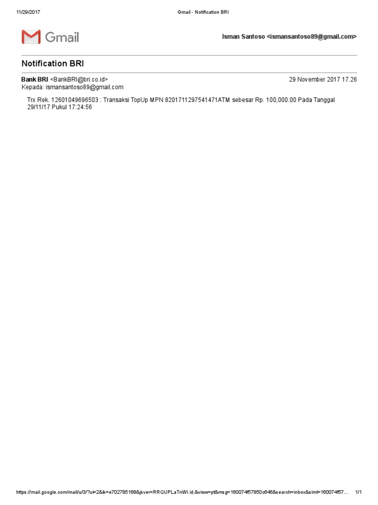 Gmail - Notification BRI | PDF