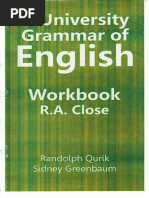 Randolph Quirk - A University Grammar of English (1973, Longman) | PDF