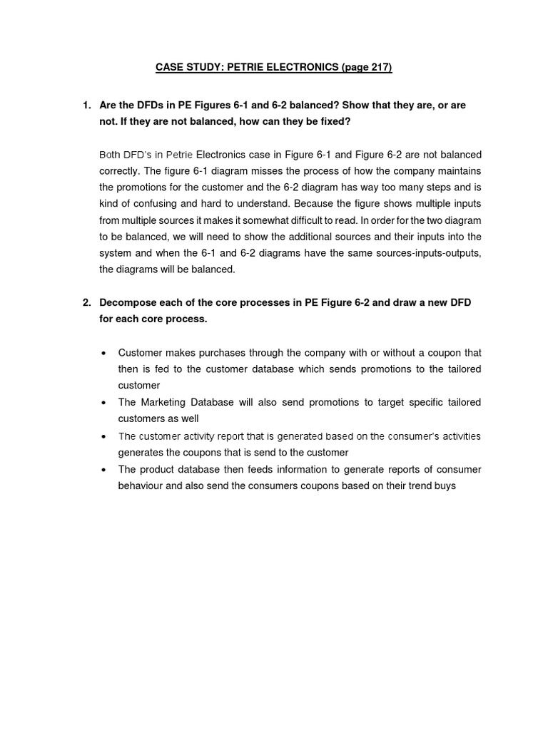 Petries Case Study | PDF | Coupon | Database Transaction