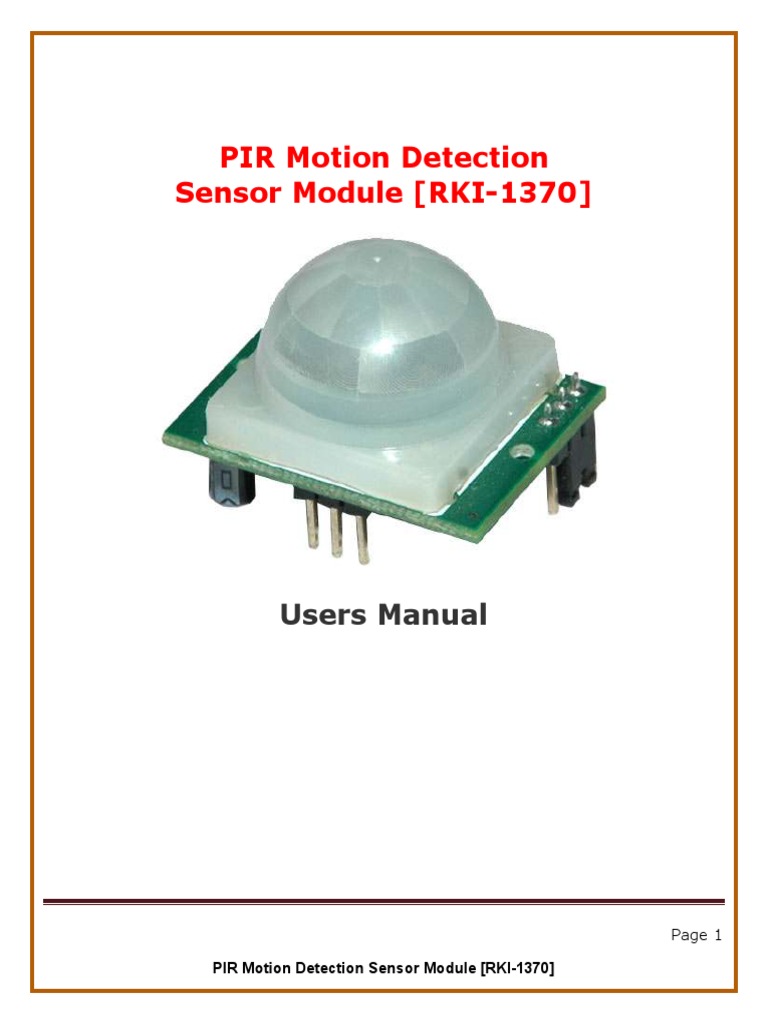 PIR Sensor Module | Sensor | Electrical Components