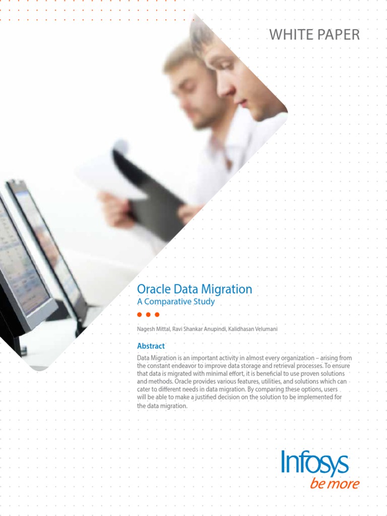 Oracle Data Migration Comparative Study Infy | PDF | Oracle Database ... Oracle Data Migration Comparative Study Infy | PDF | Oracle Database ...