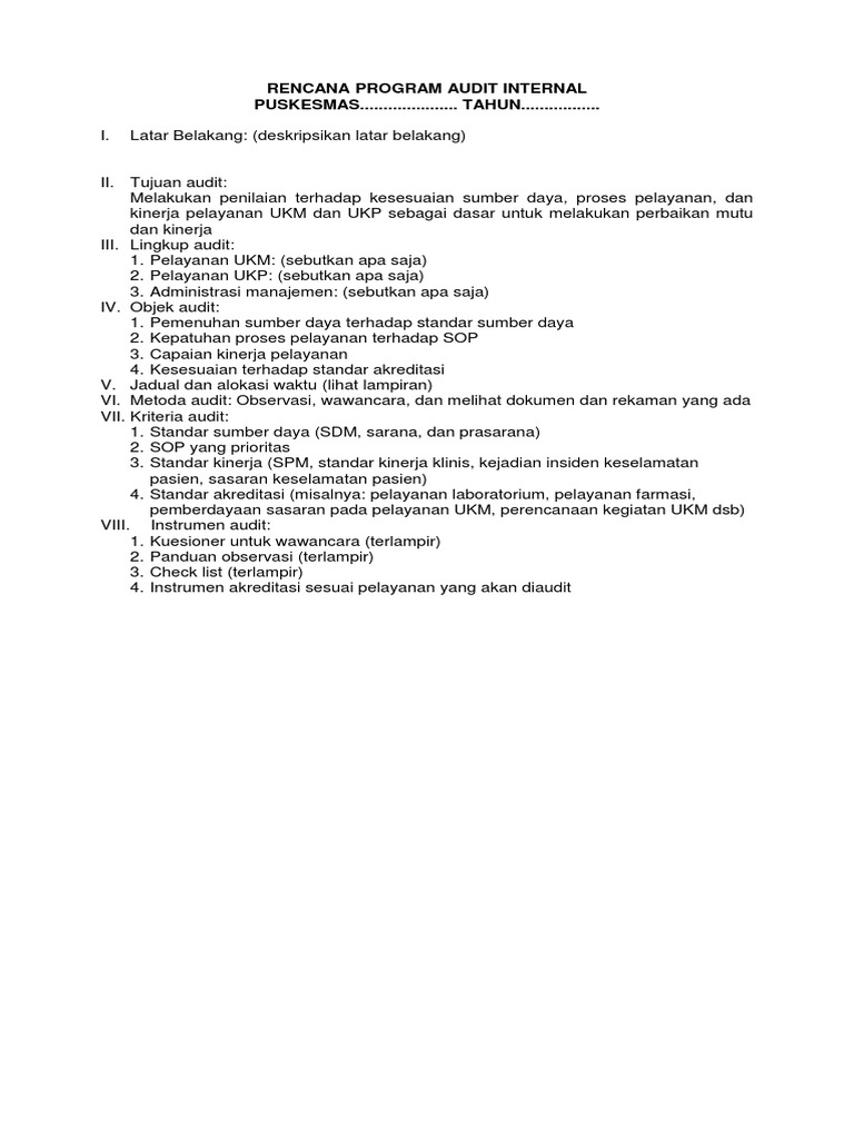 Tugas Audit Internal Matriks | PDF