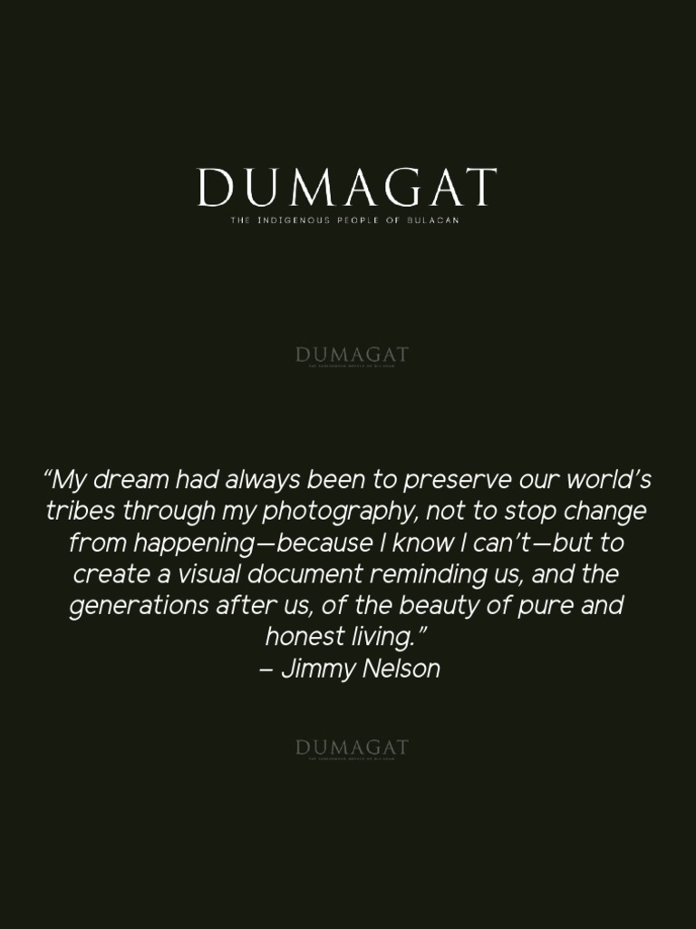 DUMAGAT: The Indigenous People of Bulacan | PDF | Cultural Heritage ...