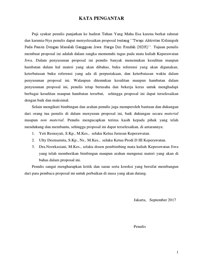 Proposal TAK HDR | PDF