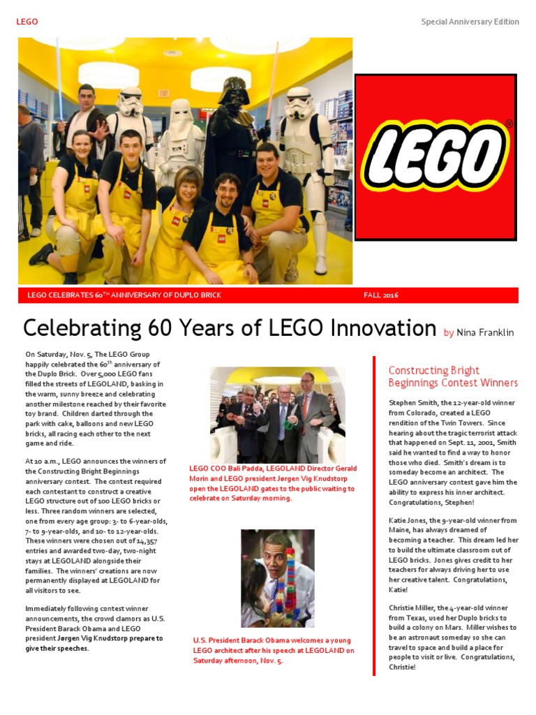 Newsletter Final | PDF | Lego