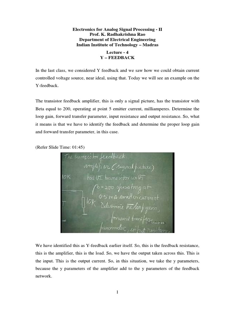 Lec4 1 | PDF | Amplifier | Electronic Engineering