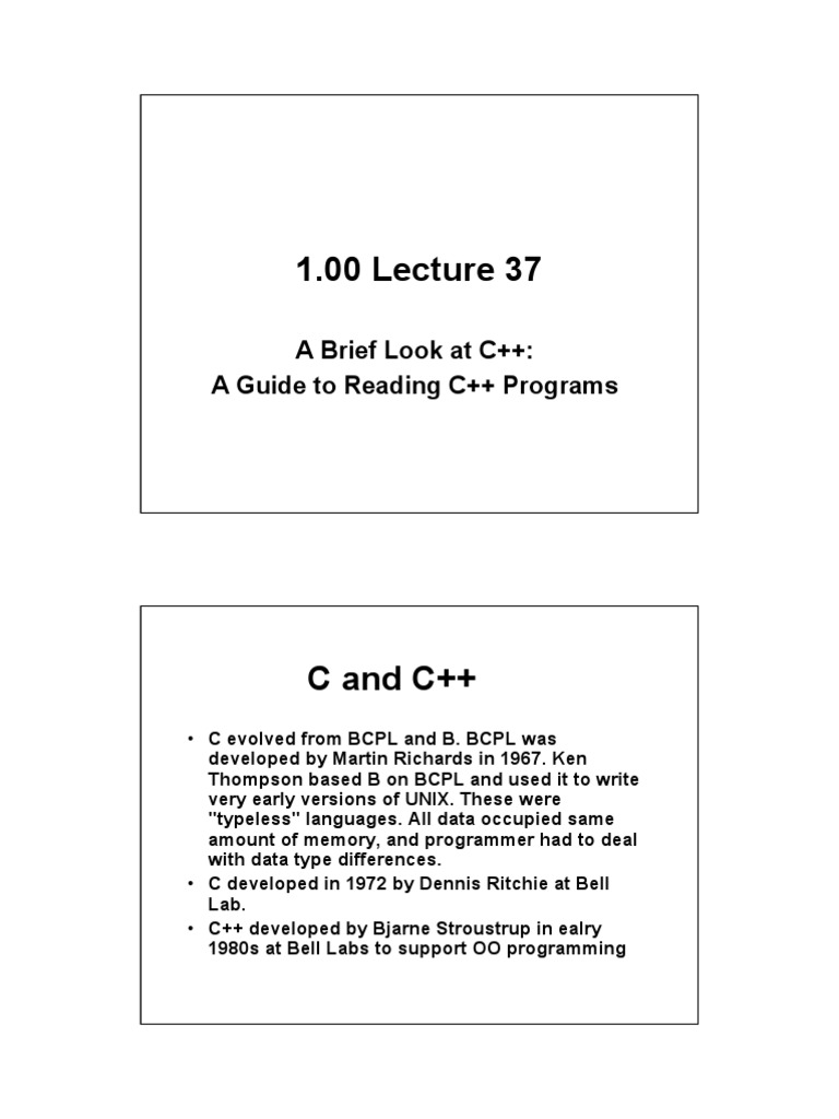 Bitstream 1668039 | PDF | C (Programming Language) | C++