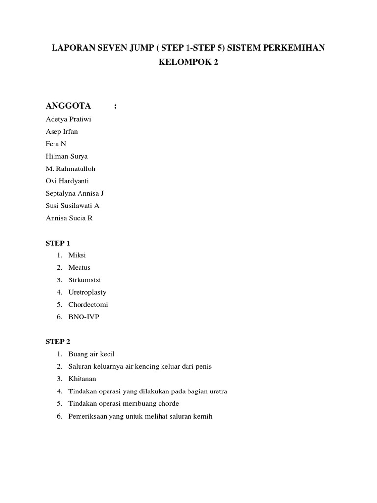 Laporan Seven Jump | PDF