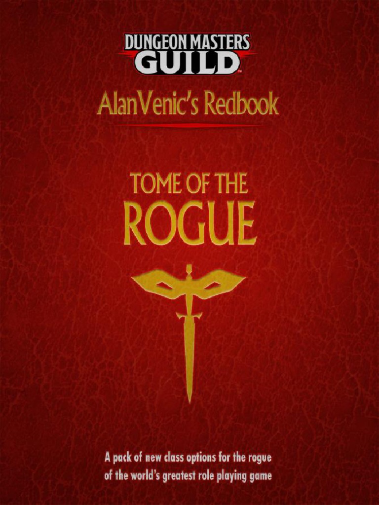D&D5e - Class - Alanvenic Tome of The Rogue | PDF | Dungeons & Dragons | Gary Gygax Games