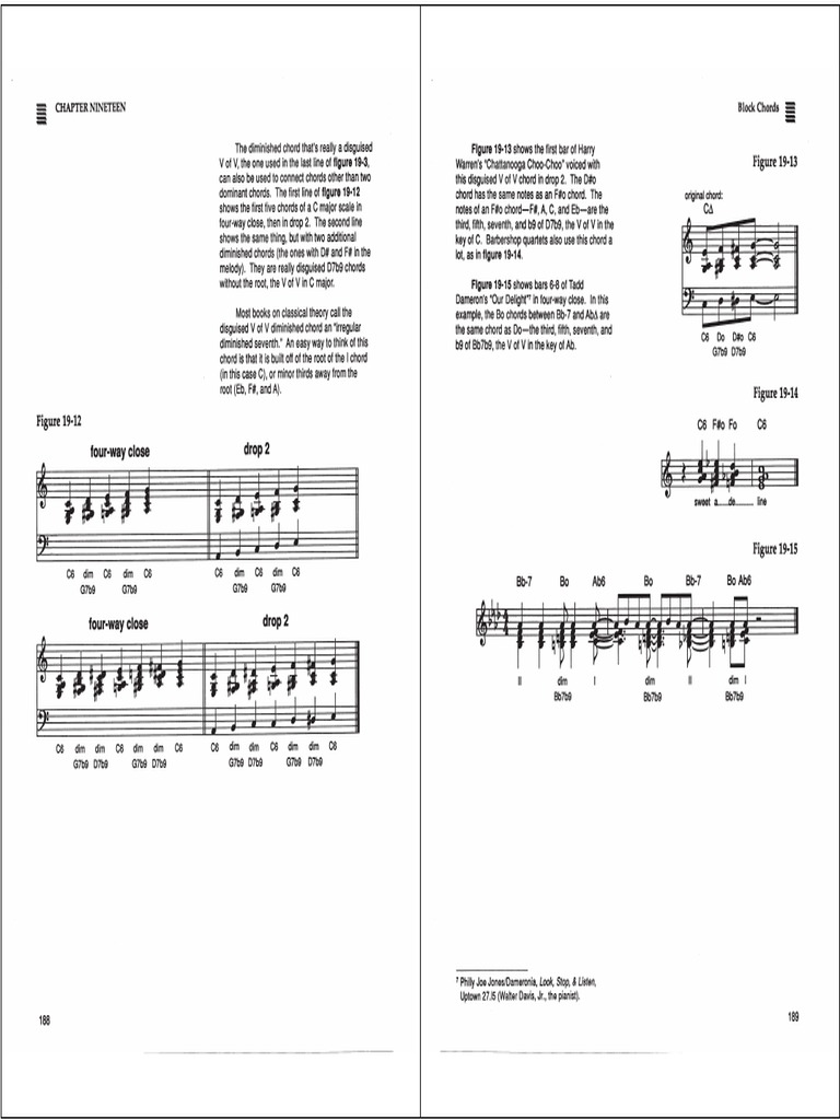 The Jazz Piano Book by Mark Levine2on1 93-149 PDF | PDF
