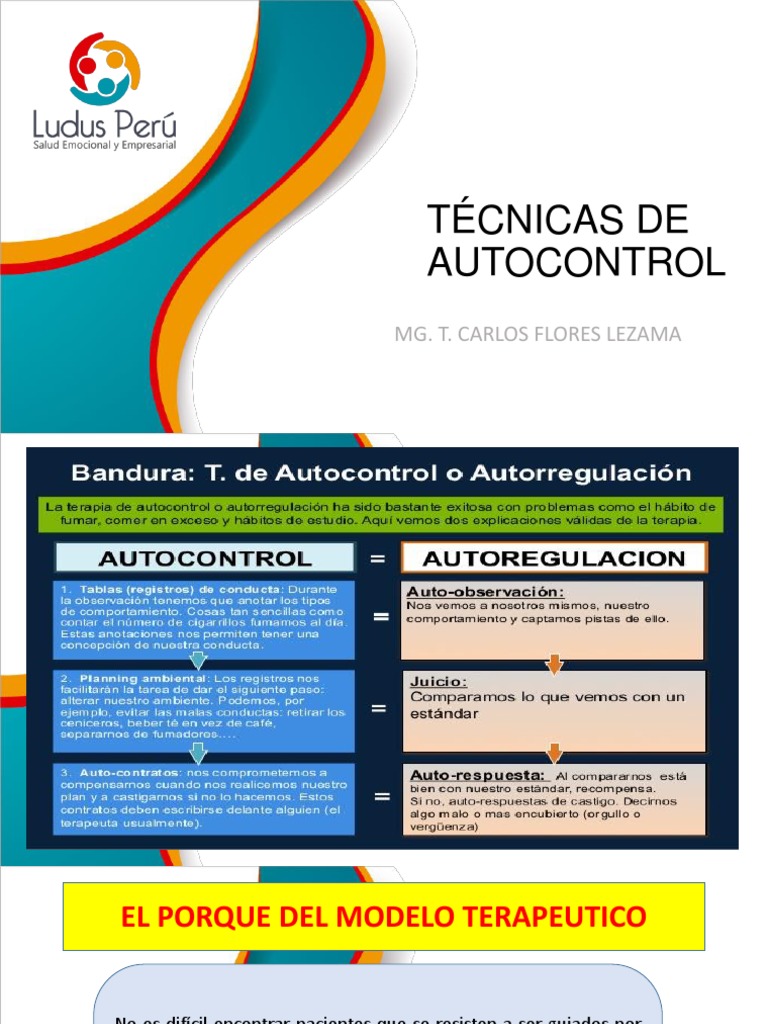 Técnicas de Autocontrol Efectivas | PDF | Comportamiento | Acción ...