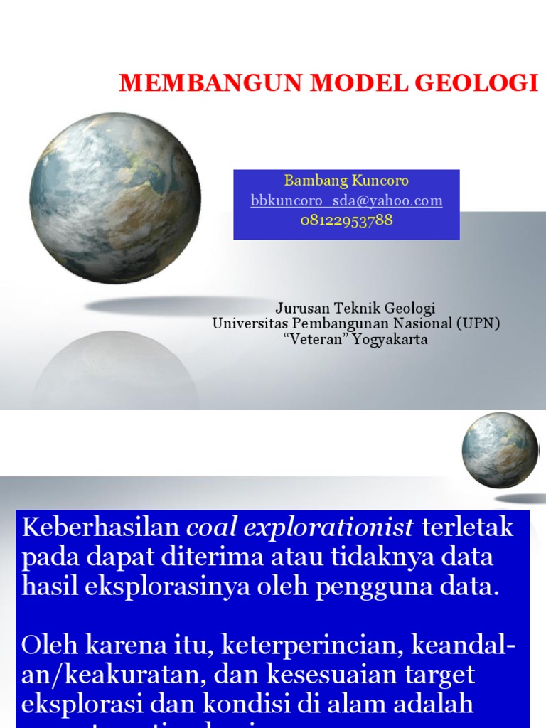 Model Geologi Dan Eksplorasi BK | PDF