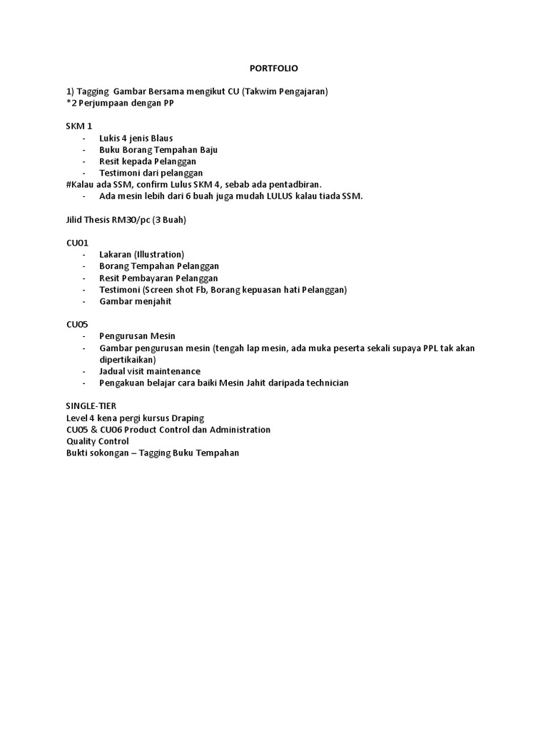 Taklimat Portfolio Dan LPKT | PDF