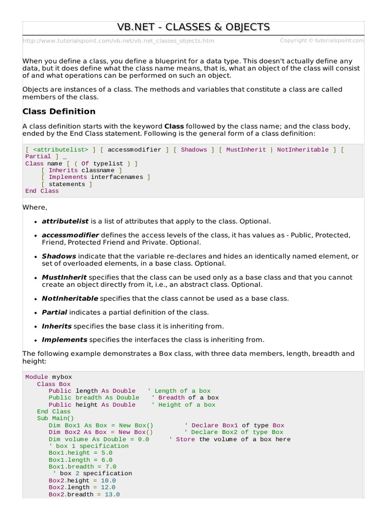 Classes Objects Pdf Class Computer Programming Inheritance