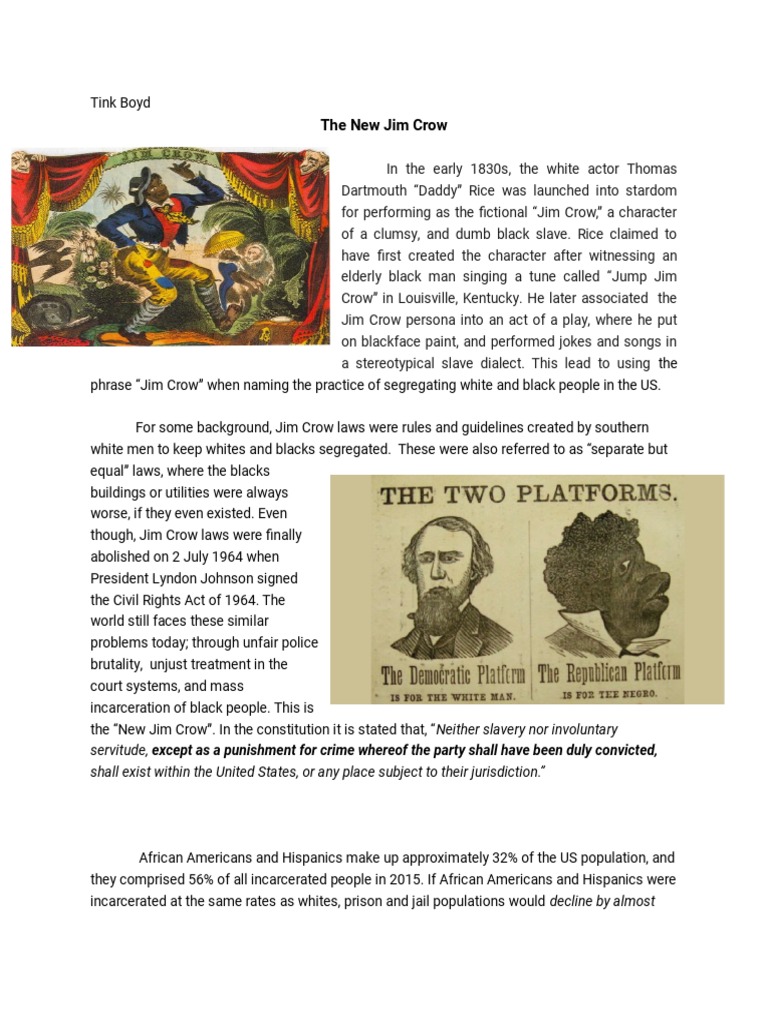 Untitled Document | PDF | Jim Crow Laws | White Americans