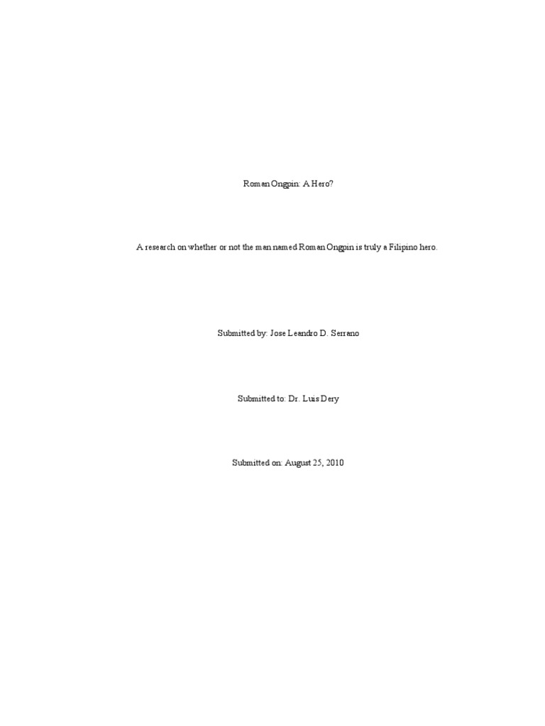 Roman Ongpin | PDF | Philippines