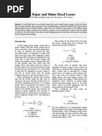 Lab Report 4 Major Minor Losses | PDF | Flow Measurement | Friction