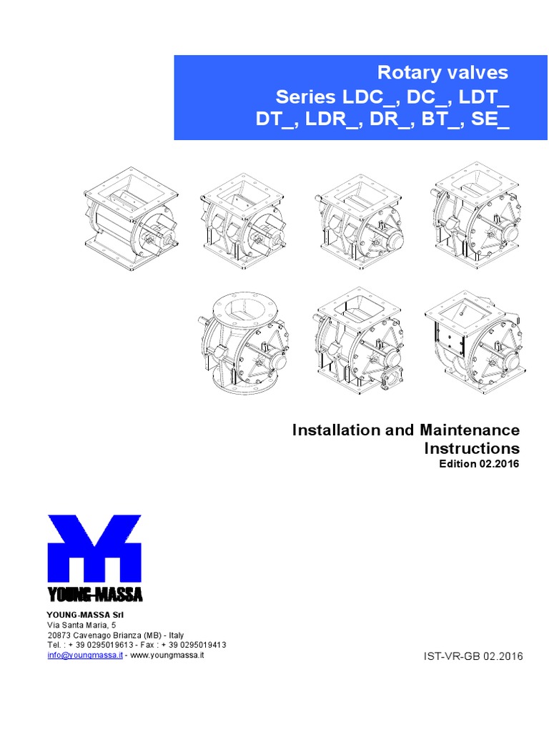 Rotary Valve Manual | Download Free PDF | Valve | Electric Motor