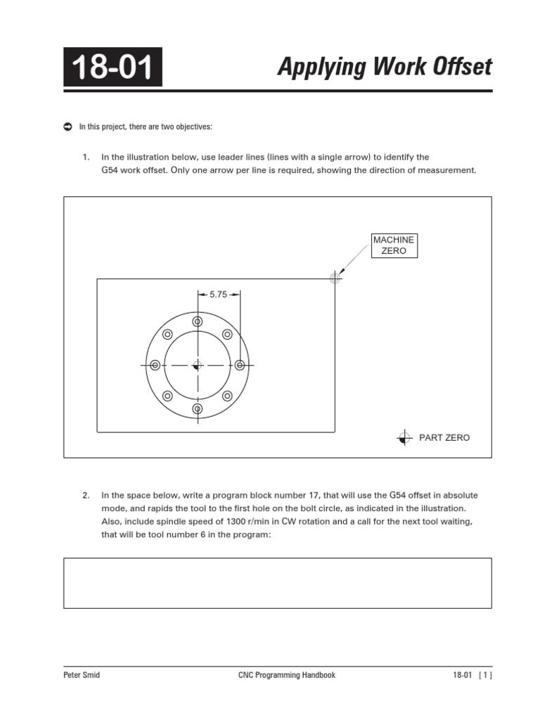 18-01 Applying Work Offset | PDF | Tools | Metalworking