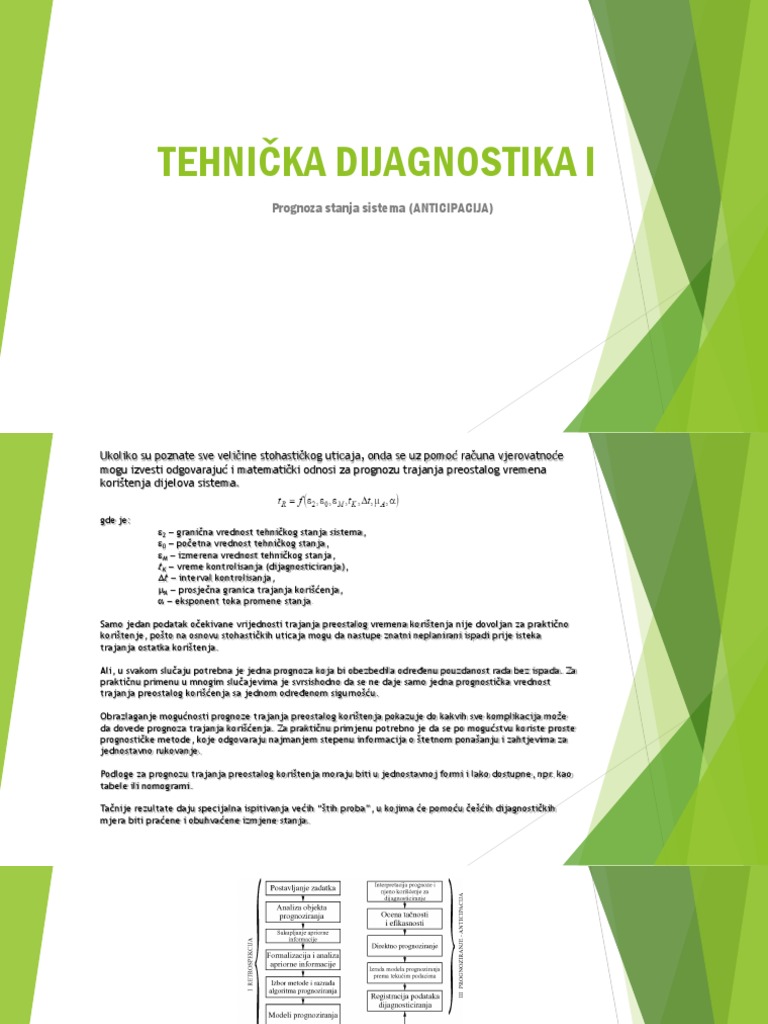 Dijagnoza Stanja Tehničkog Sistema | PDF