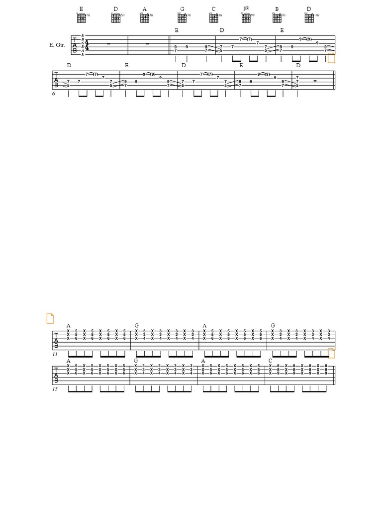 Wrong Way Electric Guitar | PDF