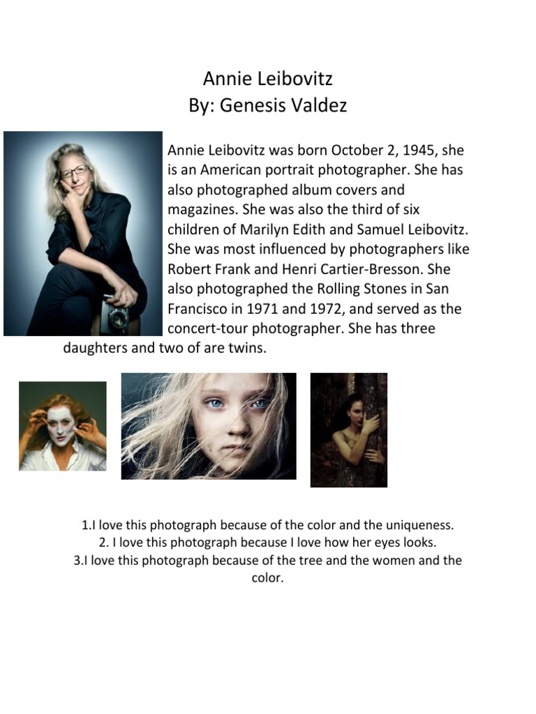 Annie Leibovitz | PDF