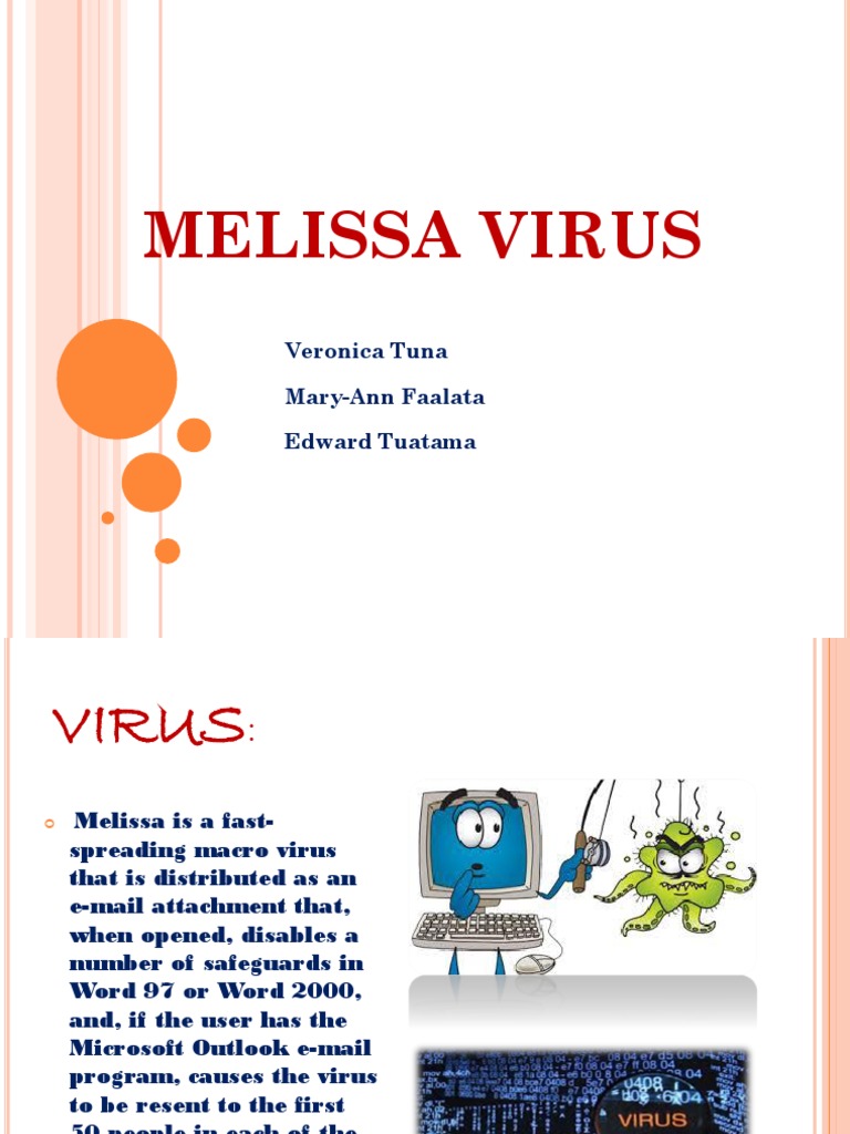 Melissa Virus | PDF
