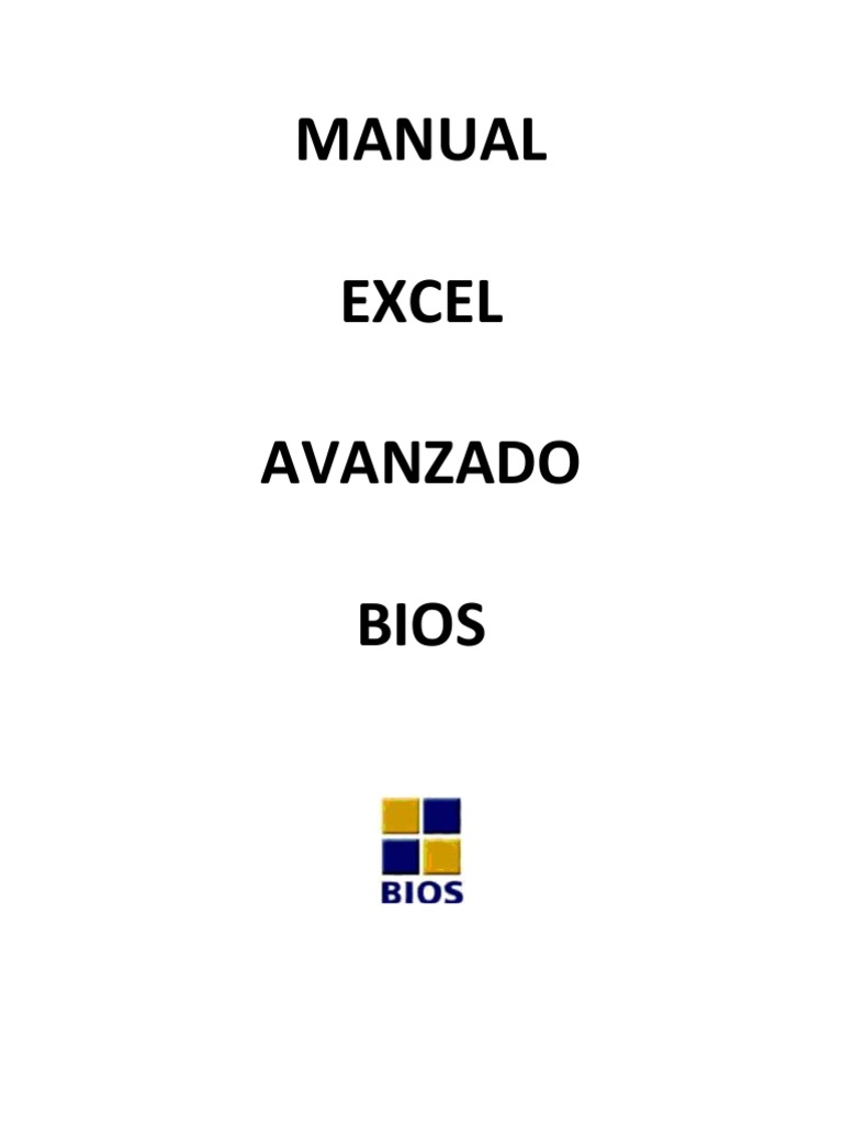 Manual Excel Avanzado | PDF | Microsoft Excel | Matriz (Matemáticas)