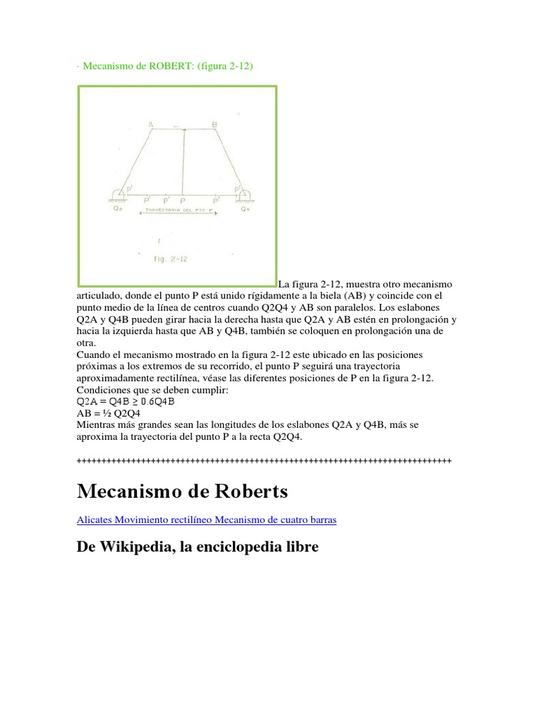 Mecanismo de ROBERT | PDF