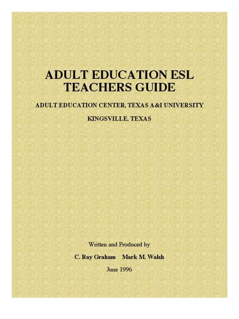 Esl Teachers Guide | PDF | English As A Second Or Foreign Language ...