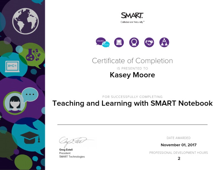 Kasey Moore 50000 Certificate | PDF