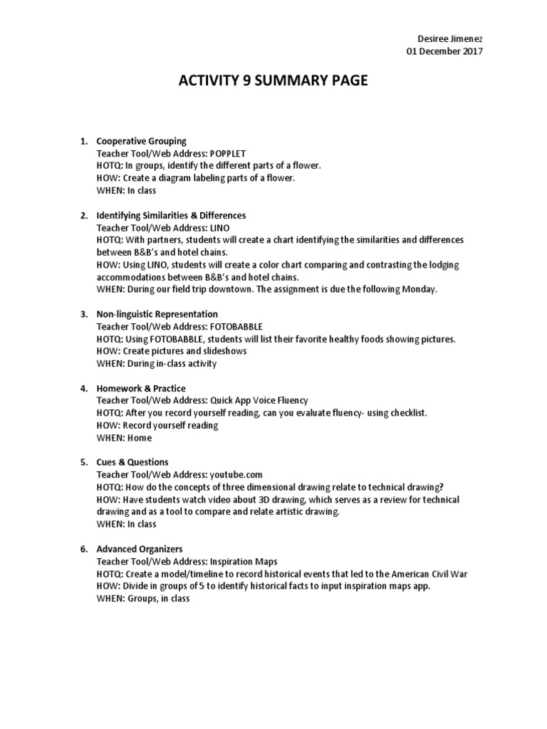 Classroom Activity Guide | PDF