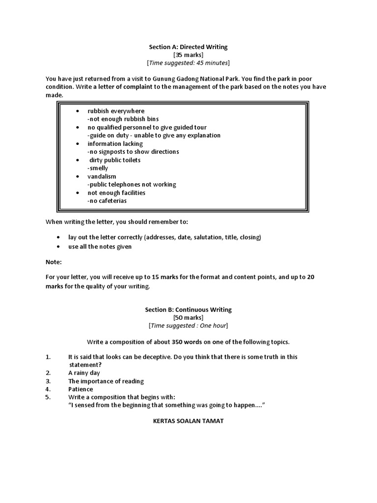 PS1 Paper 1 Form 4 2014 | PDF