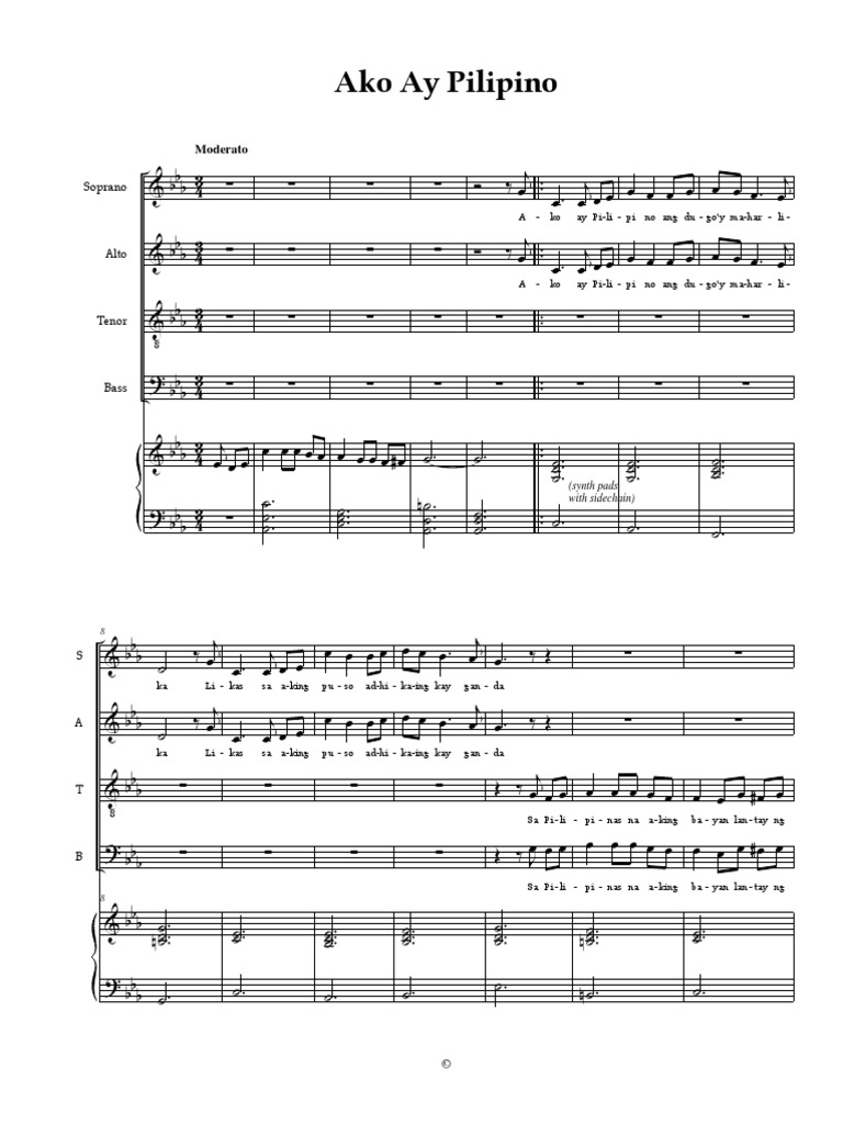 Ako Ay Pilipino (Vocal Score) | PDF