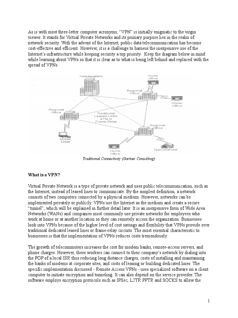 VPN Report - Final2 | PDF | Virtual Private Network | Computer Network